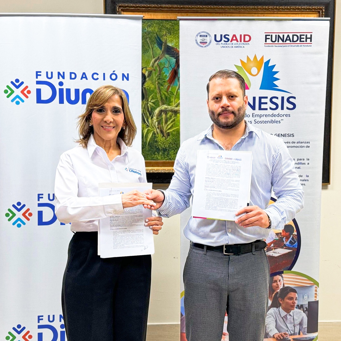 Fundación Diunsa renueva su convenio de Cooperación con FUNADEH ...